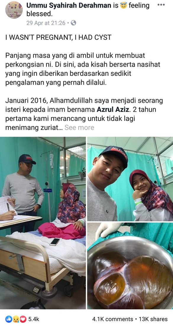 Ingatkan Mengandung Tapi Sebenarnya Ada Cyst! - September 2025 ...
