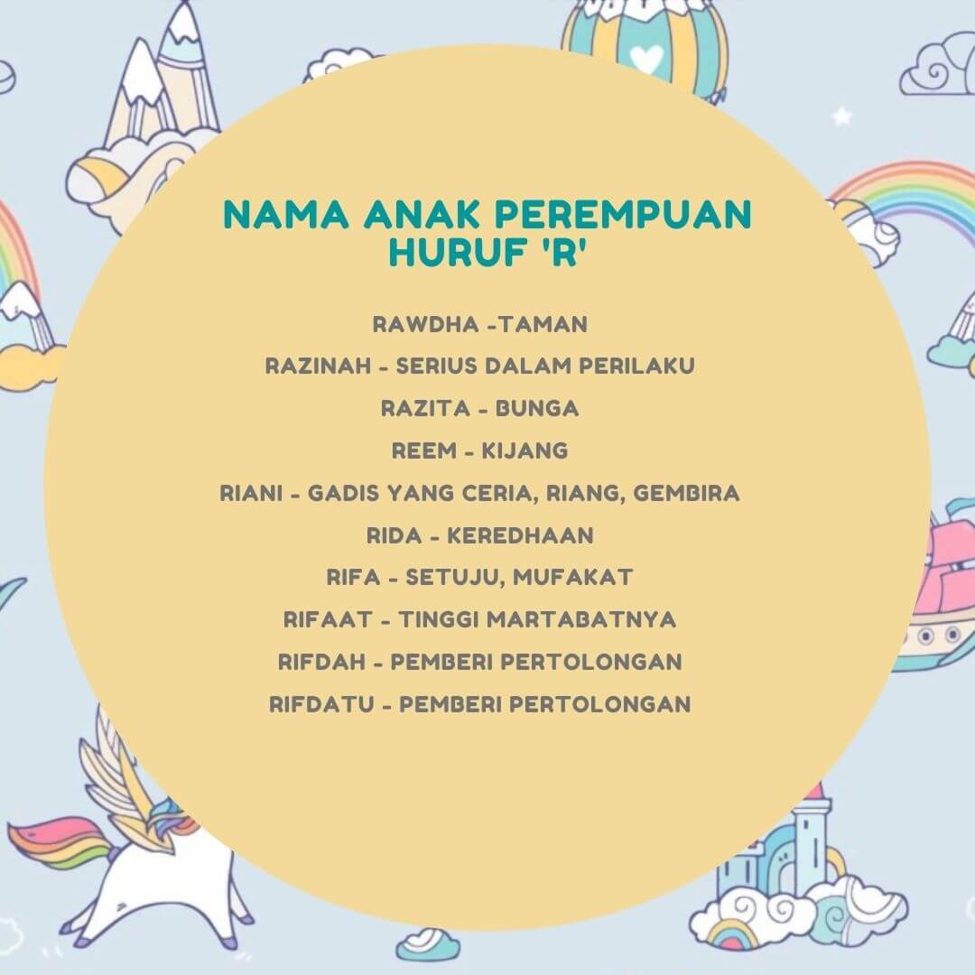 Nama Anak Perempuan Huruf R: Baik & Bermakna dalam Islam