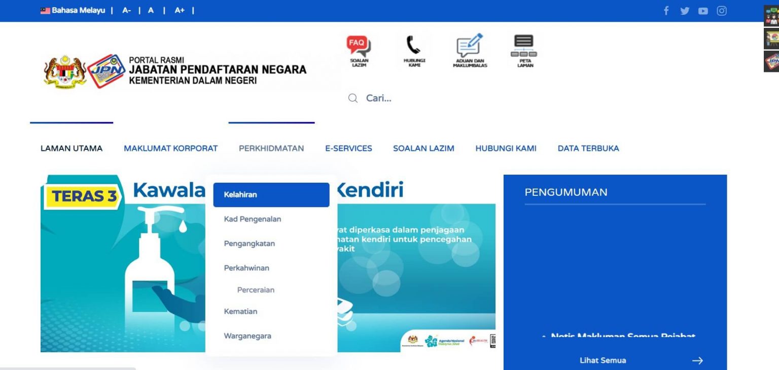 Panduan Dan Dokumen Lengkap Untuk Daftar Kelahiran Anak di JPN