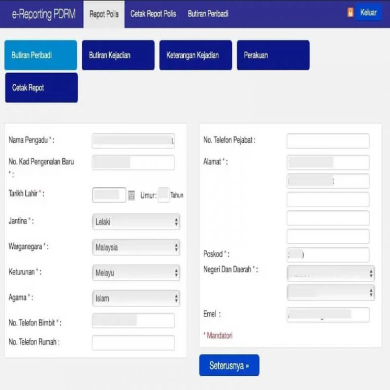 e-Reporting PDRM: Ini Cara Buat Report Polis Online, Yang Terkini (2025)